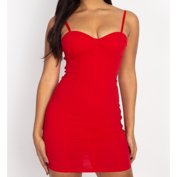 blashe | Dresses | Jr Short Stretch Red | Poshmark